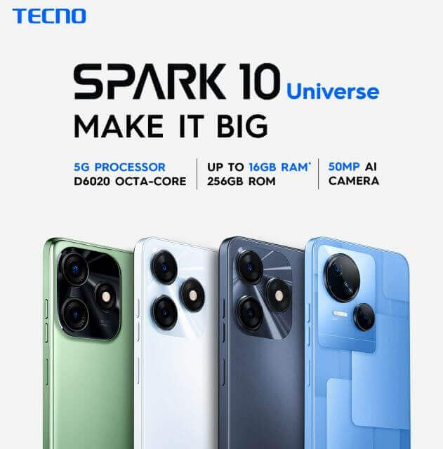 Tecno Spark 10 Price In Ghana, Specs, And Where To Buy